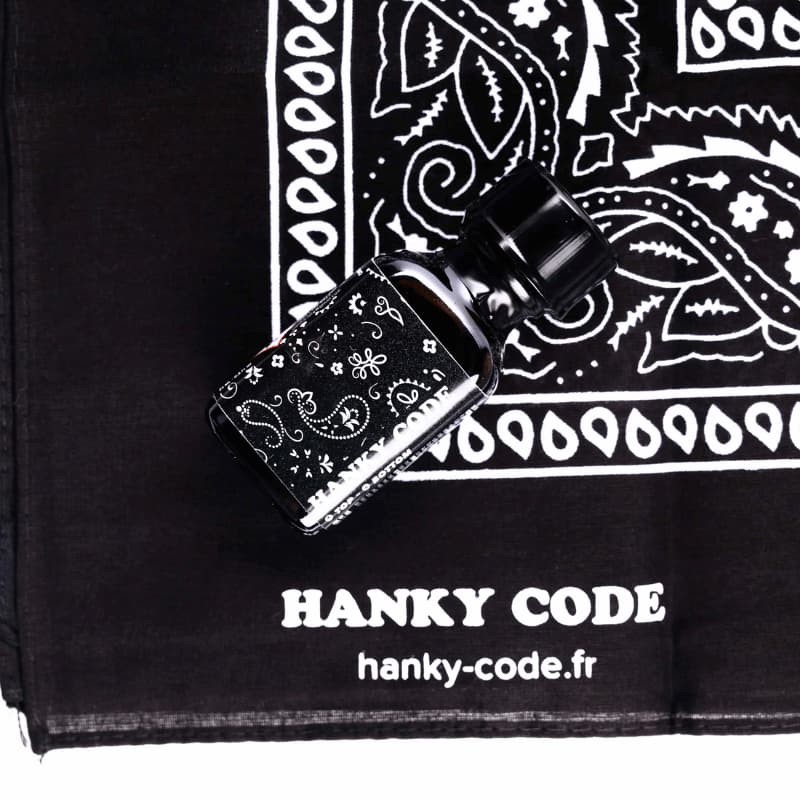 Hanky Code Preto 24ml | Popper com bandana preta, Poppers Portugal ...
